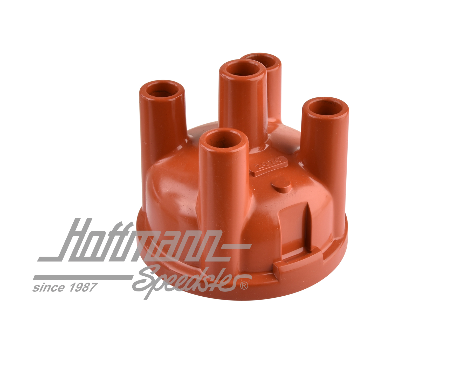 Distributor cap, flat, ø 65mm (red) | 111905207C | 020-0739