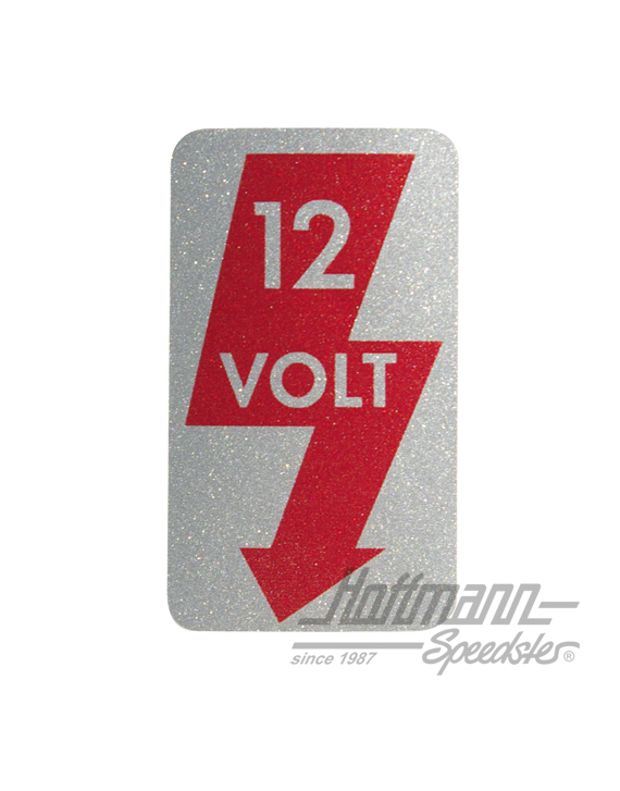 Sticker "12 Volt", A-column, left | AC853941 | 021-0191