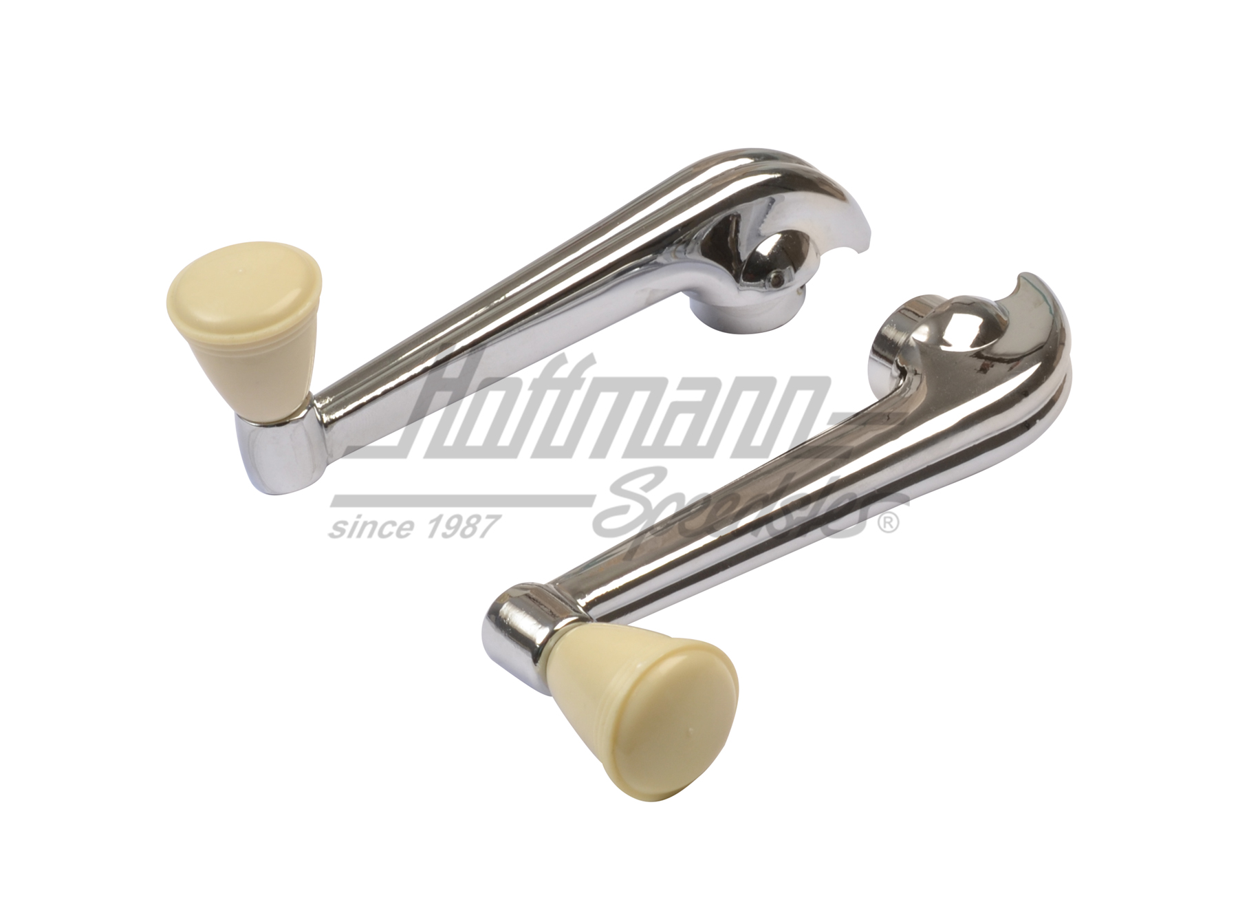 Window winder, chromed/off-white, old sh | 113837581 | 020-2372-03