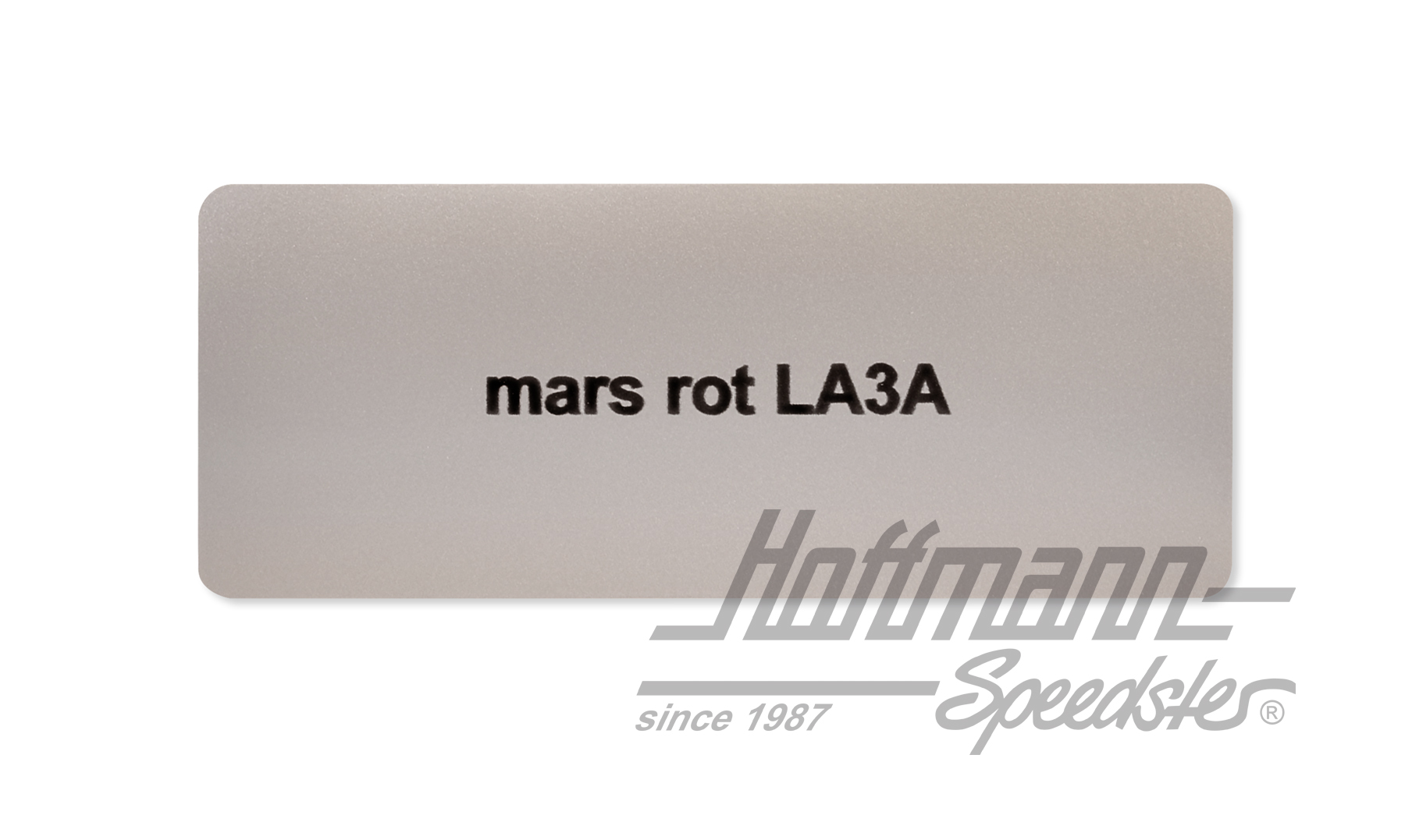 Sticker, colour number LA3A, mars red | LA3A | 021-0180-31