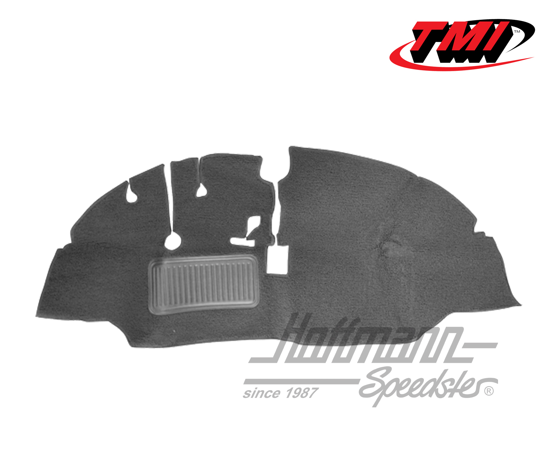 Carpet, footwell, Bus T1, 65-67, grey | 34-F2102-407 | 098-0002