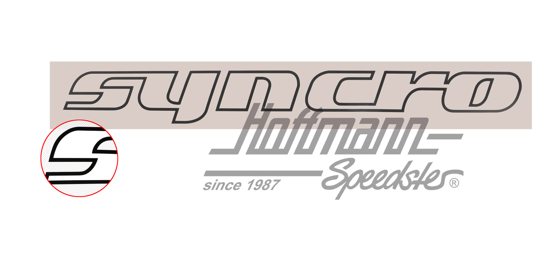 Sticker, Syncro, Bus T3, black | 255070734AS | 370-3854-32