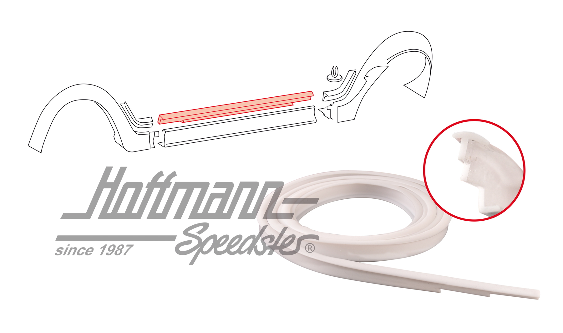 Beading, widening of the side sills, 90E | 15582152190E | 180-7283