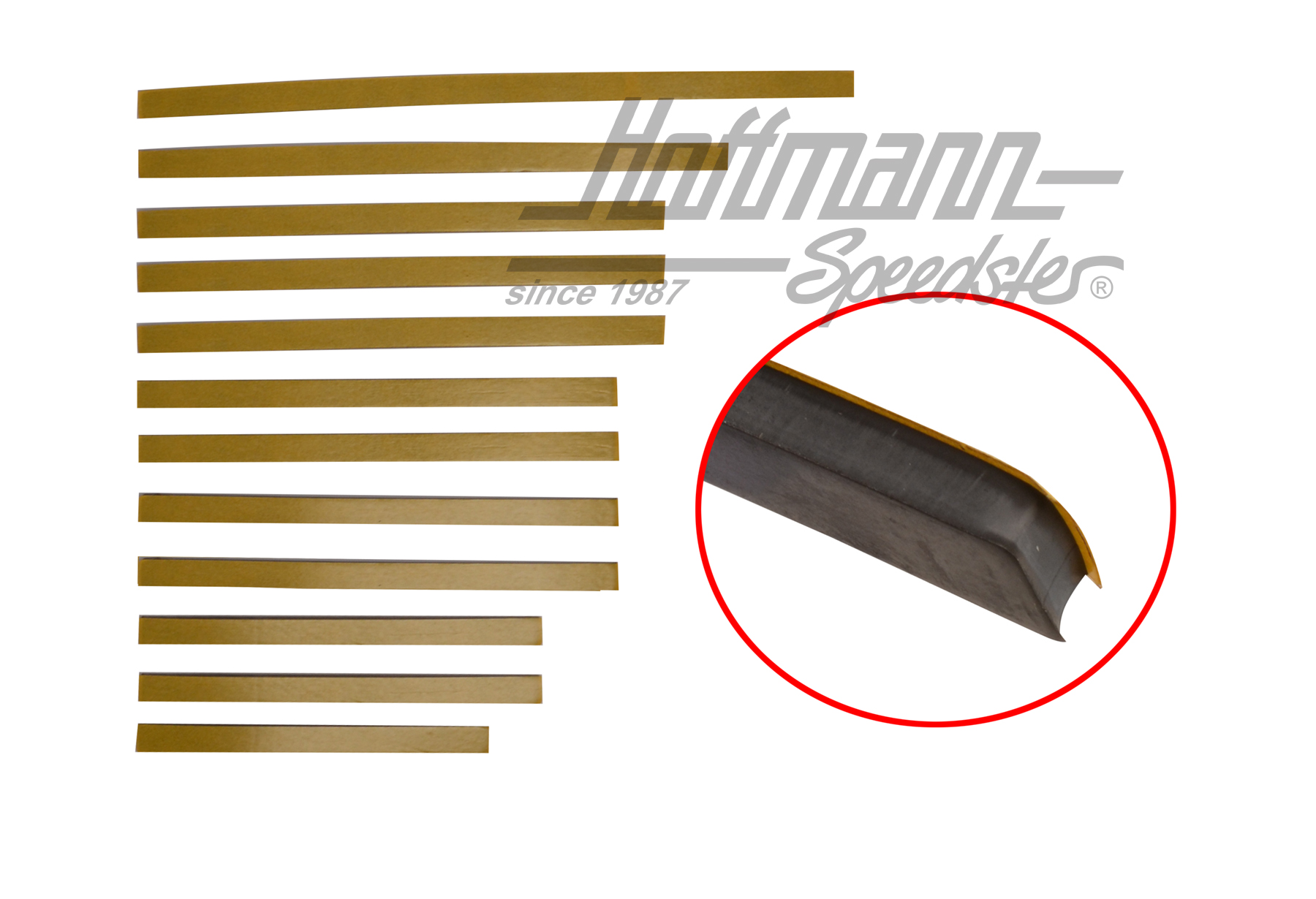 Gasket set, door panels, front, Bus T4 | 701867225D | 408-1420