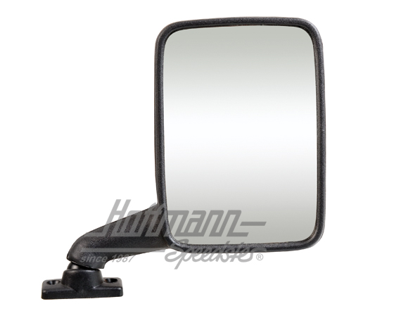 Rear-view mirror, Bus T3, black, plastic | 251857514 | 370-5115-02