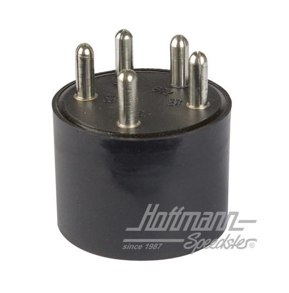 Relay, black, round (standardized relay) | 91161510901 | 580-1310-09