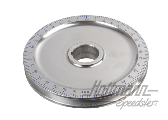 Pulley, alu, standard, blue graduation | AC106255 | 010-1122