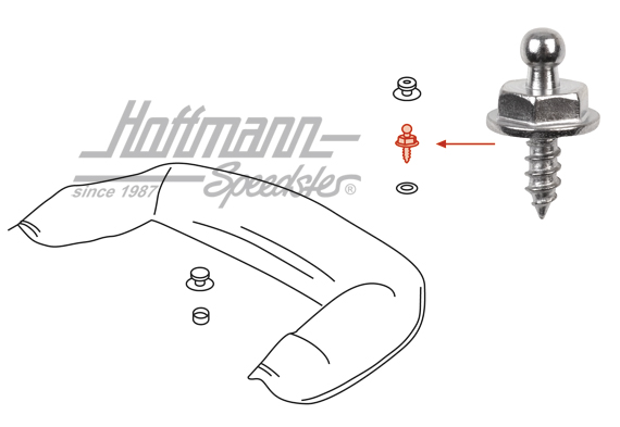 Tenax screw peg, 4.2x10, chromed | 99959160212 | 510-8840-10