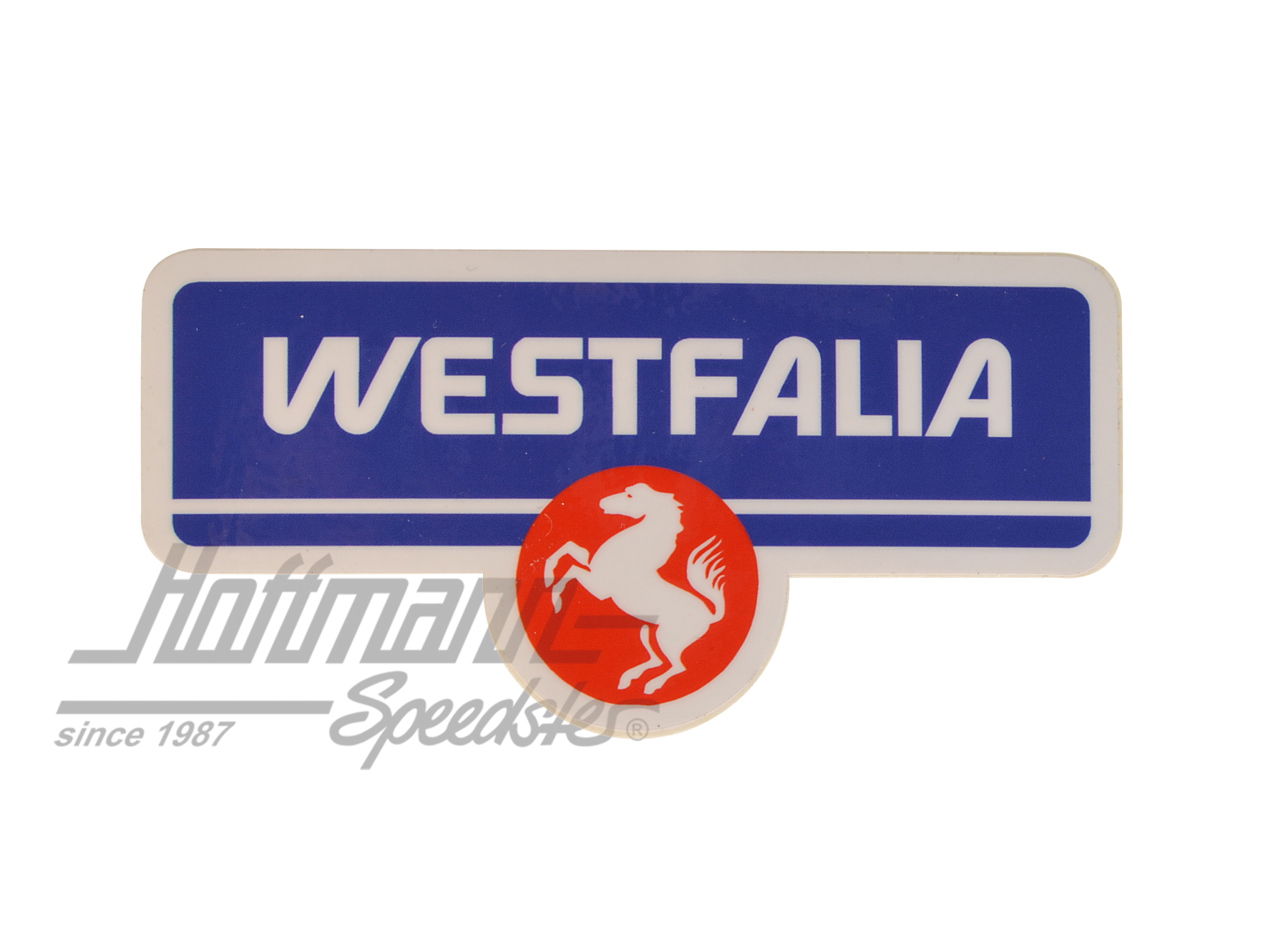 Sticker "Westfalia", blue/red | | 021-0199-99