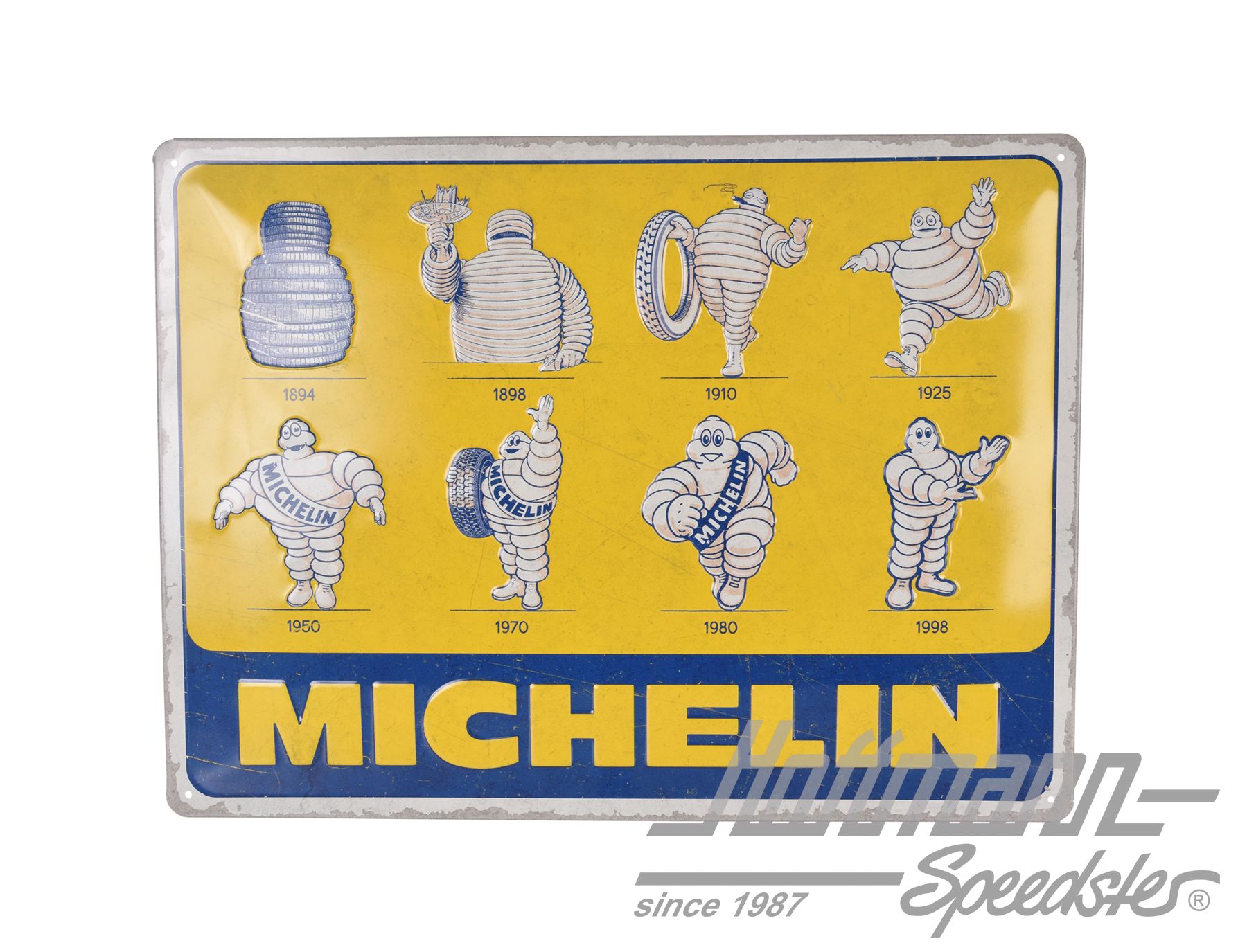 Metal sign, Michelin, Logo-Evolution | 23359 | 021-0177-63